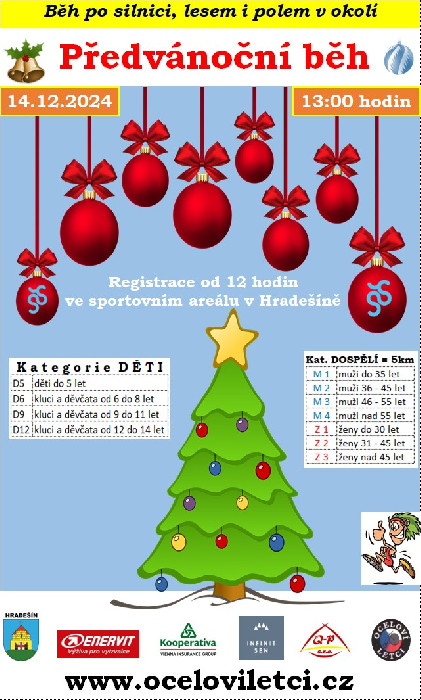 Předvánoční běh :: oceloviletci